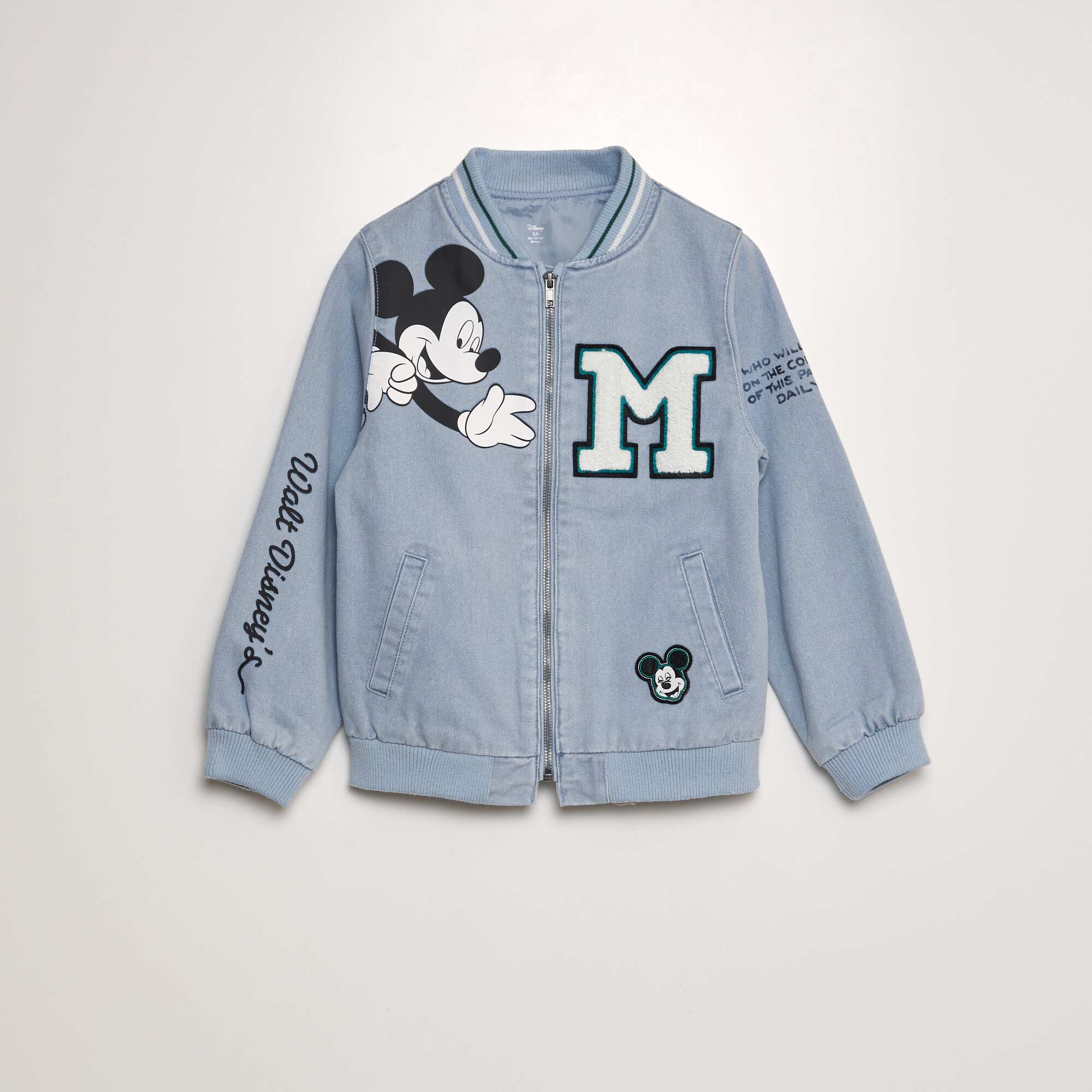 Kiabi | Disney Mickey Mouse varsity-style jacket BLUE | Saudi Arabia ...