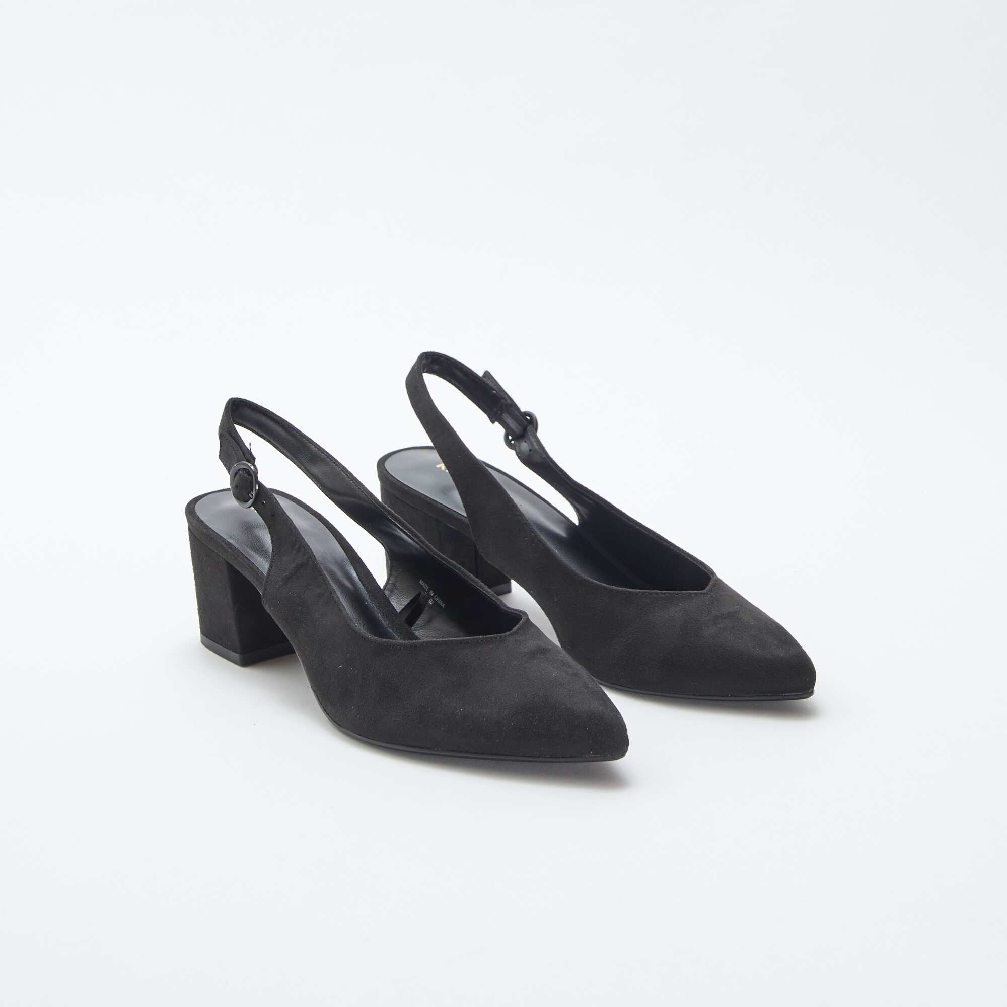 Open pointed toe heels BLACK – Kiabi KSA