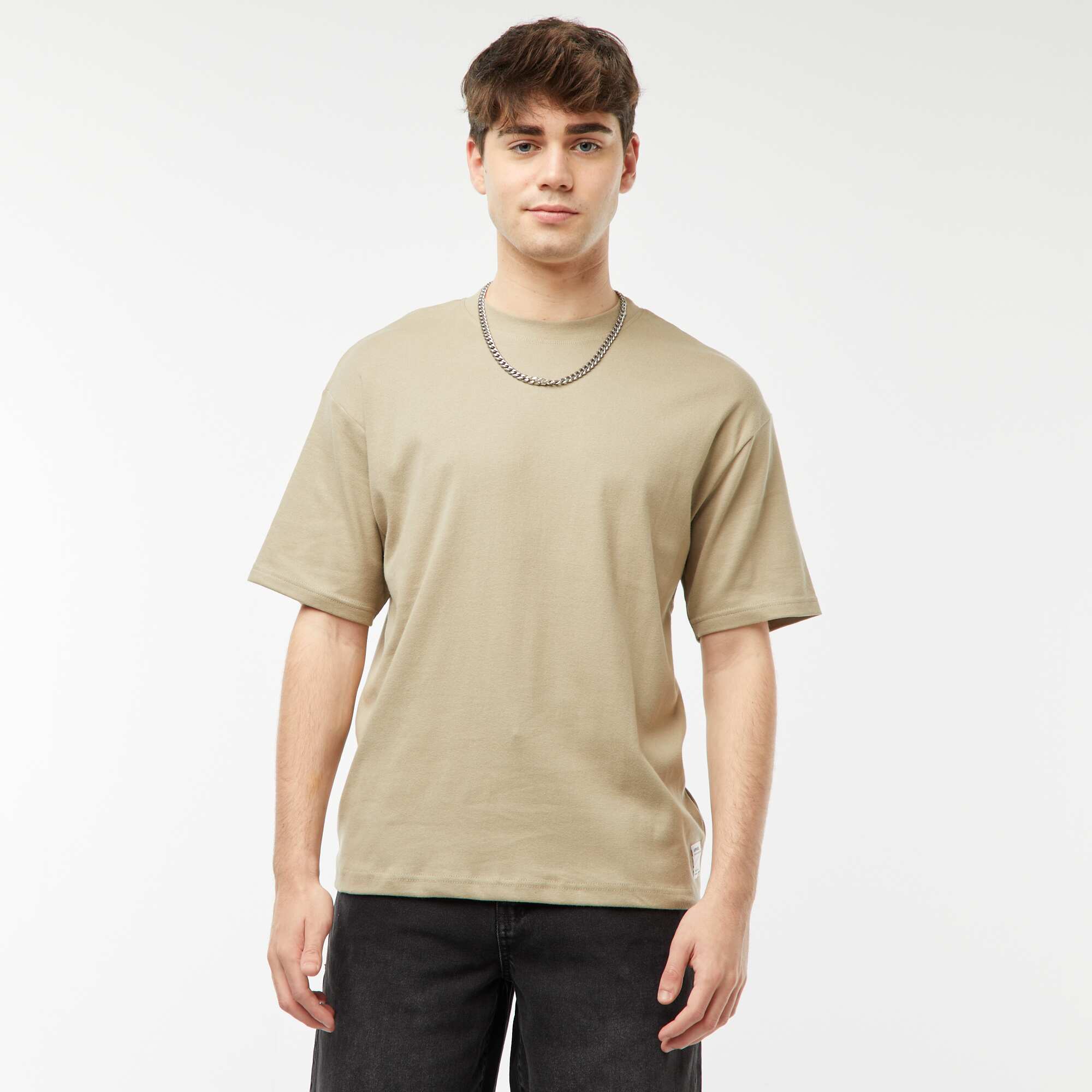 Oversized T-shirt with label at the hem GREEN – Kiabi KSA