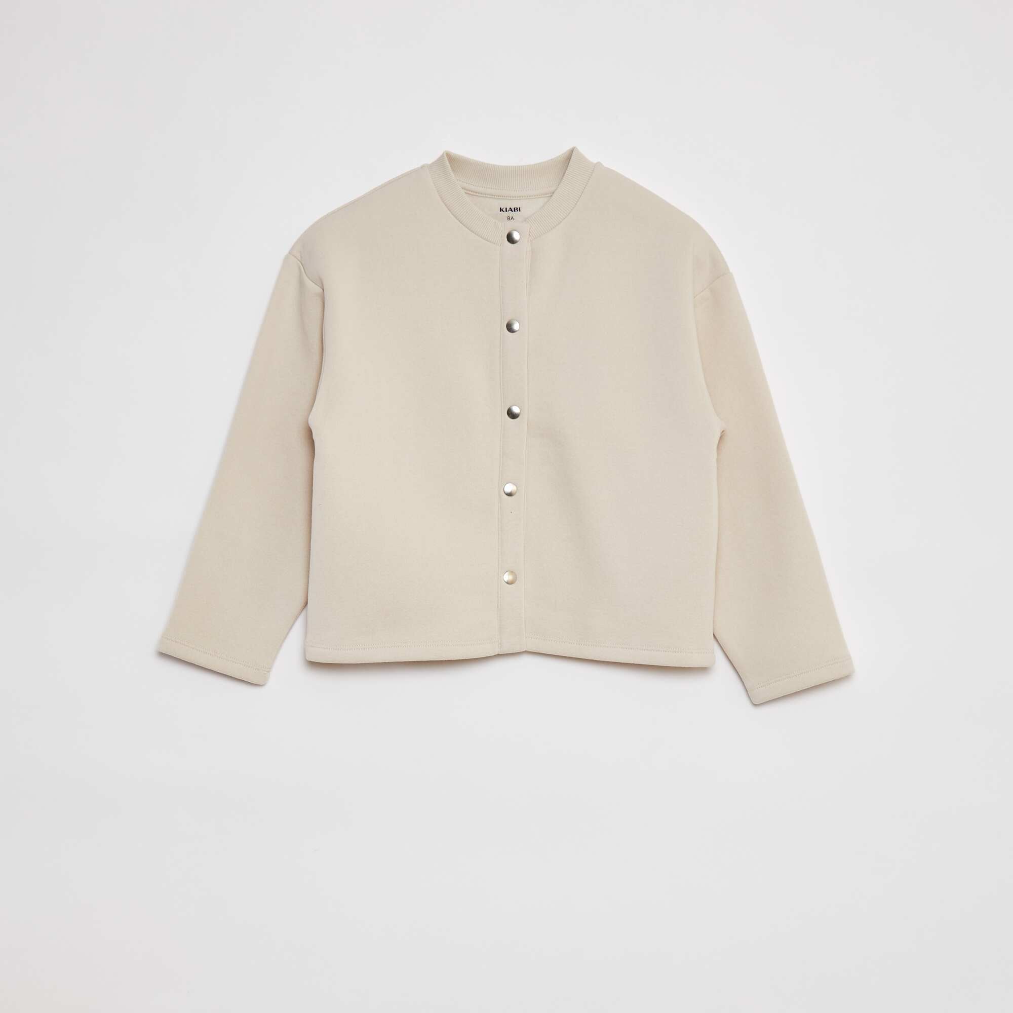 Long-sleeved cardigan with press-stud fastening GREY – Kiabi KSA