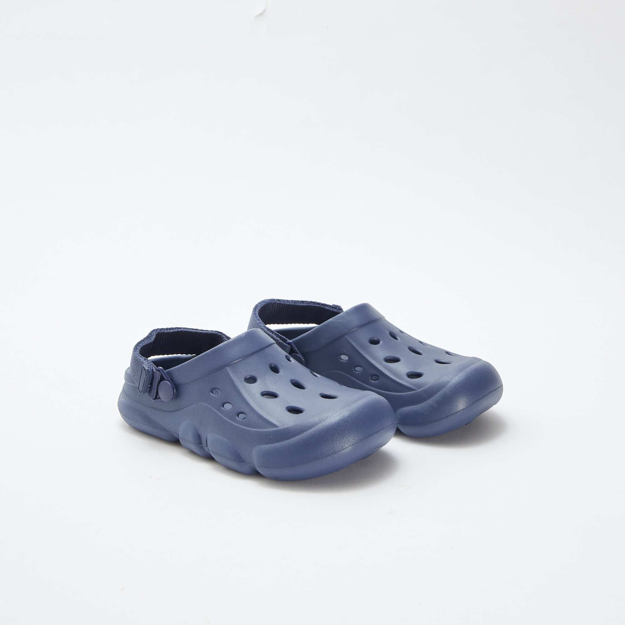 Plain moulded plastic clogs BLUE – Kiabi KSA