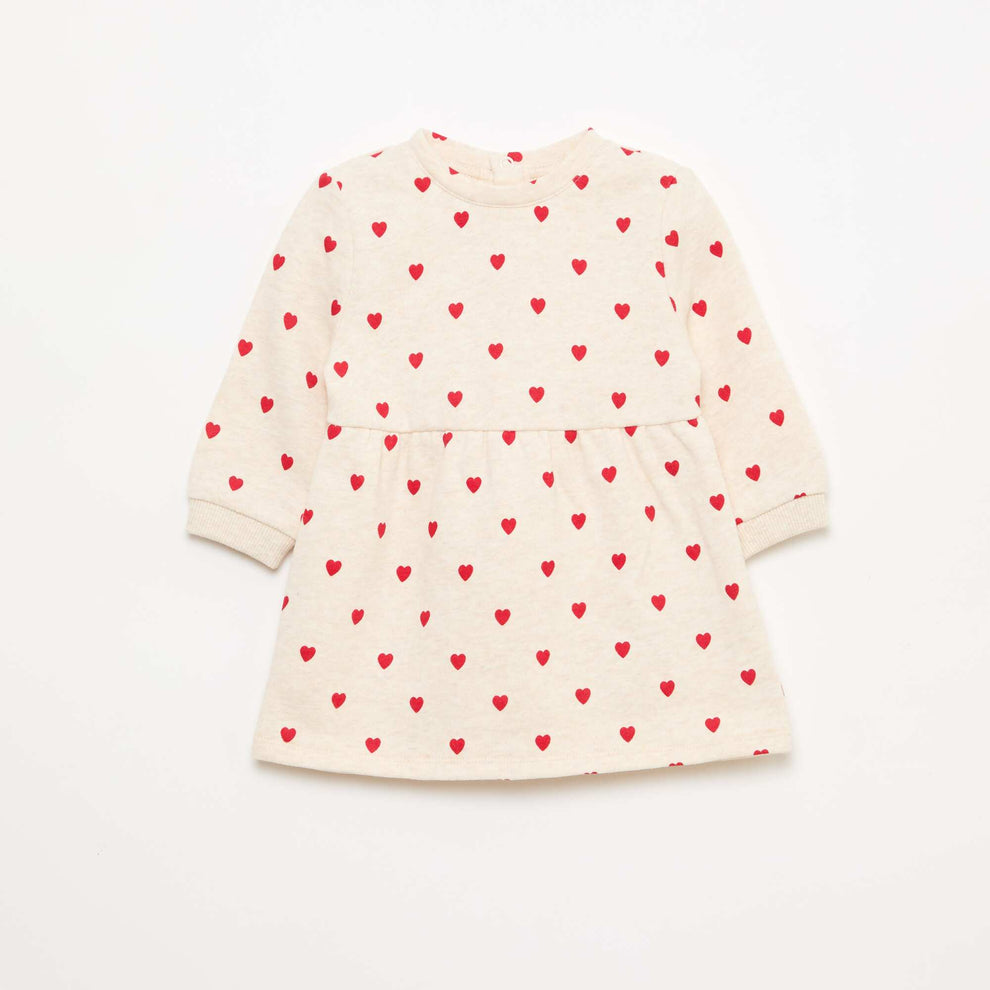 Animated Fleece Dress BEIGE – Kiabi KSA