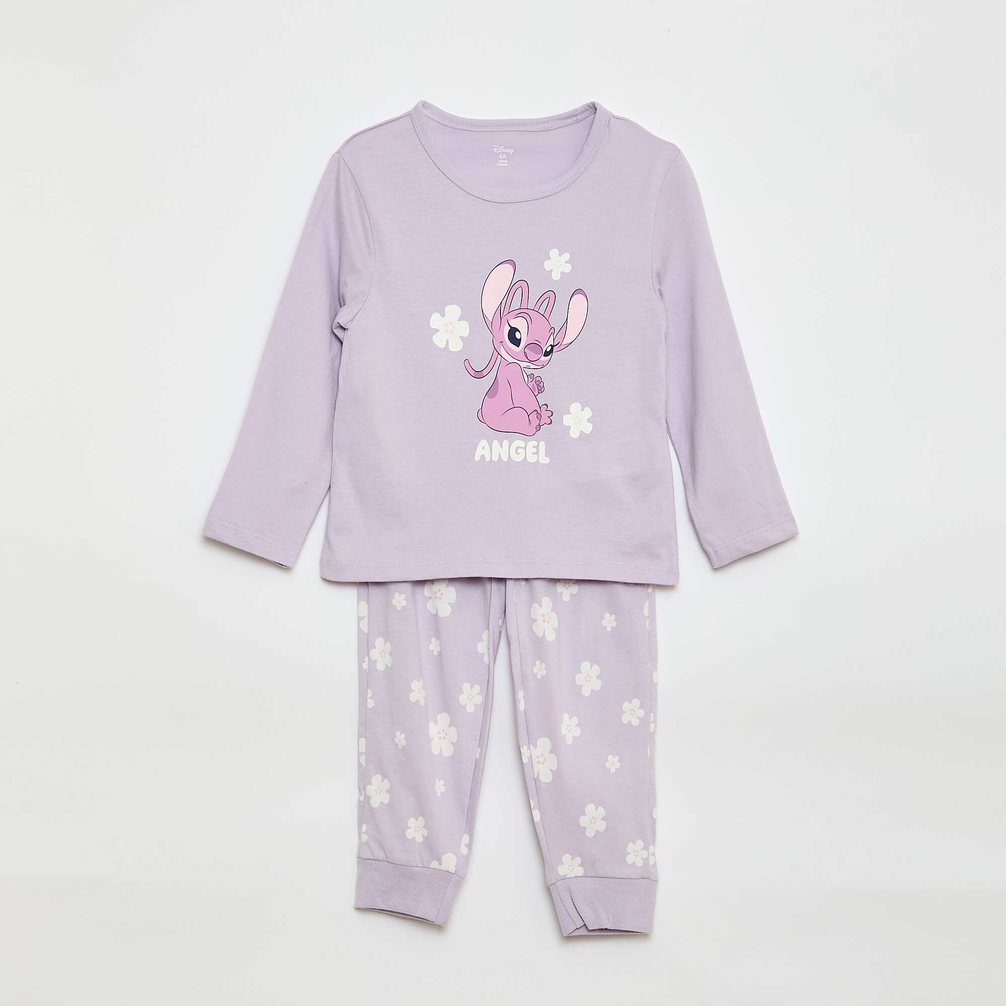 Disney 'Stitch' Long Pajama Set - 2 pieces PURPLE – Kiabi KSA