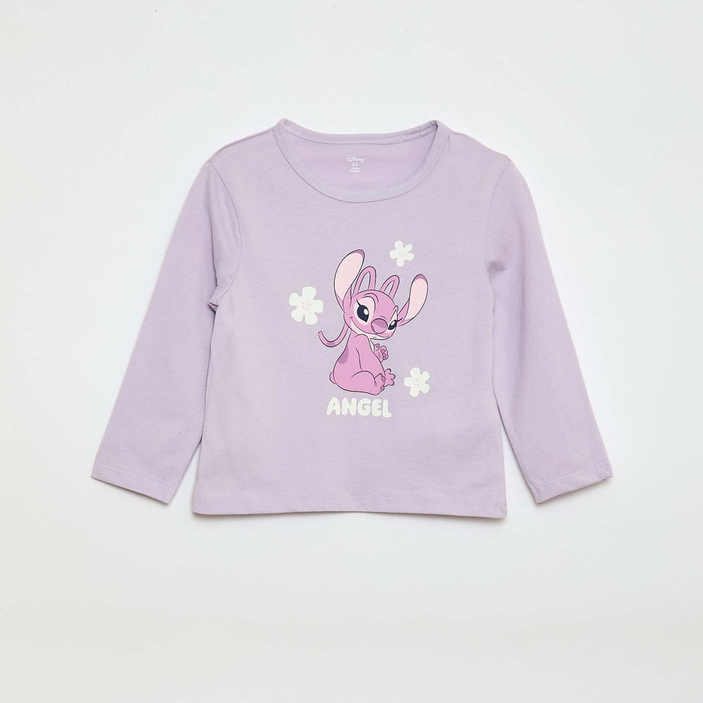 Disney 'Stitch' Long Pajama Set - 2 pieces PURPLE – Kiabi KSA