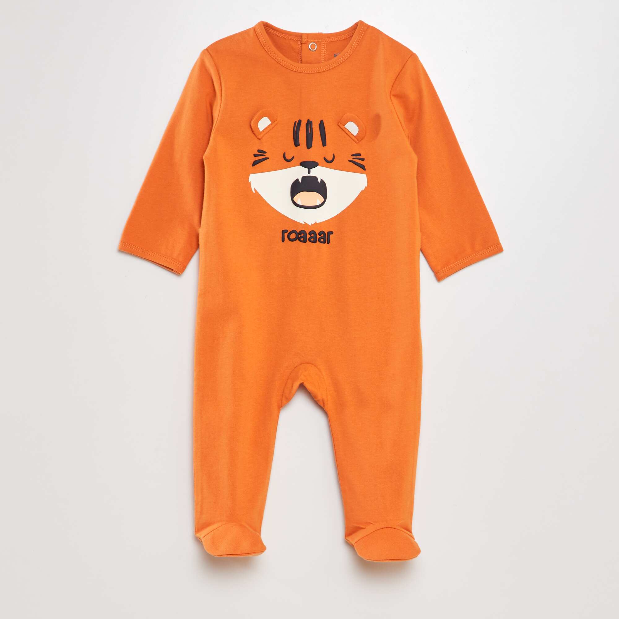 Kiabi | Cotton sleepsuit pyjamas ORANGE | Saudi Arabia – Kiabi KSA